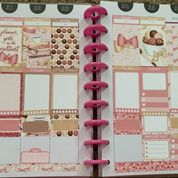 Printable Planner Girl Planner Stickers, Planner Girl Stickers Weekly ...