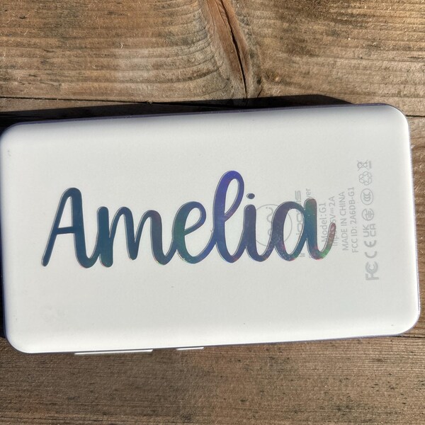 Layered Teacher Font // Custom Vinyl Name Decal // Vinyl Stickers ...