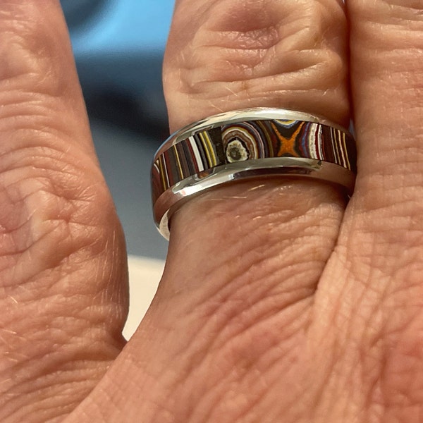 Thomsonite Ring Size 7 a Rare Minnesota Stone in Antiqued Sterling ...