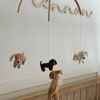 Nursery Mobile / Baby JUNGLE Animals Mobile / Safari Mobile / Made to ...
