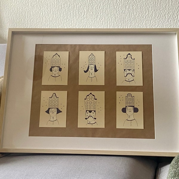 DIY Muscle Man Paper Doll DIY Postcard Paper Puppet Strong Man ...