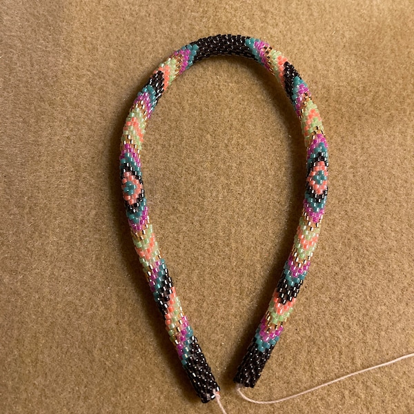 PDF Pattern Native American Inspired, Indian Style Wristlet Keychain ...