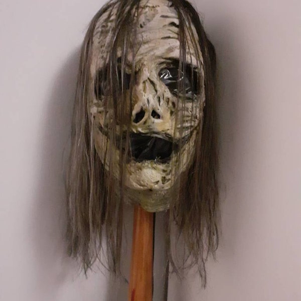 The Walking Dead Mask - Negan (deluxe) Whisperer Mask Cosplay Replica ...