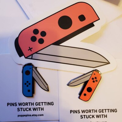 Nintendo Switchblade Pin the Original - Etsy