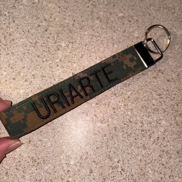 Military Keychain, Personalized Military Gift, ROTC, JROTC, Monogram ...