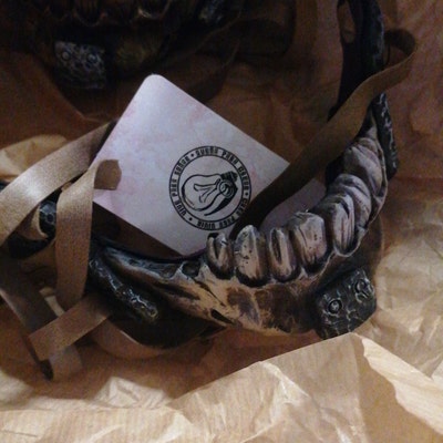 Flexible Oni Japanese Demon Mempo Menpo Mask for Samurai - Etsy