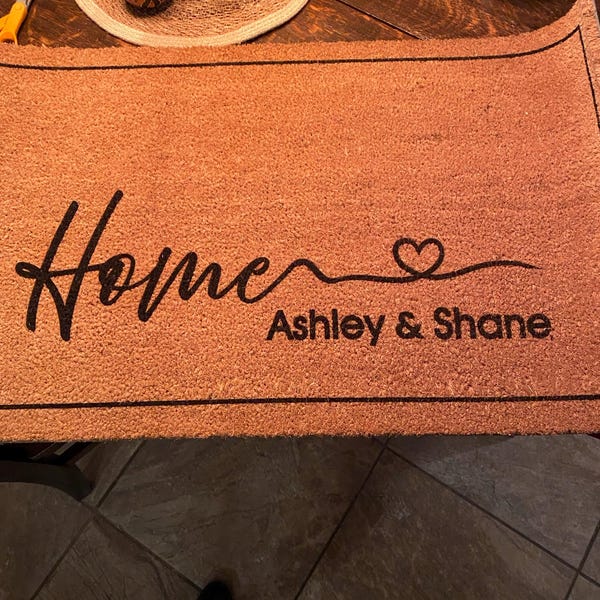 Housewarming Gift | New Home Gift | Custom Made Coir Mat| Welcome ...