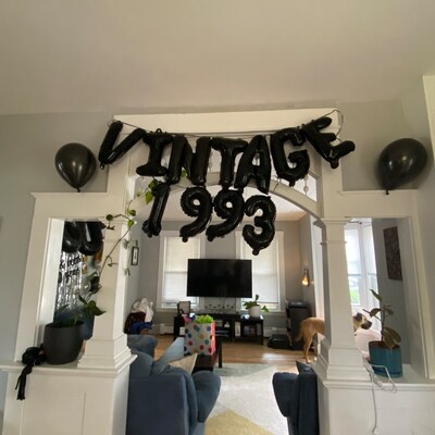 Let's Go Party Backdrop Pink 90s Backdrop Pink Foil Backdrop Roller ...