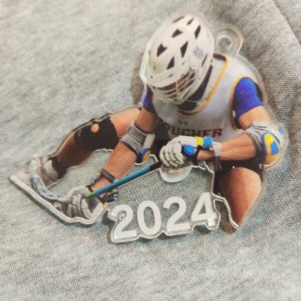 Personalized Crochet Shape Acrylic Ornament for Crochet Lovers ...