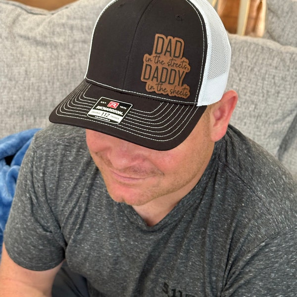 Its Not A Dad Bod Its A Father Figure, Leather Patch Hat, Dad Bod, Girl ...