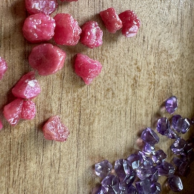 100% Natural Large Natural Red Ruby Rough/ruby Rough Stone/raw Ruby ...