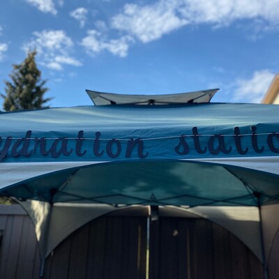 Hydration Station Banner, Glitter Beverages Sign, Drink Station ...