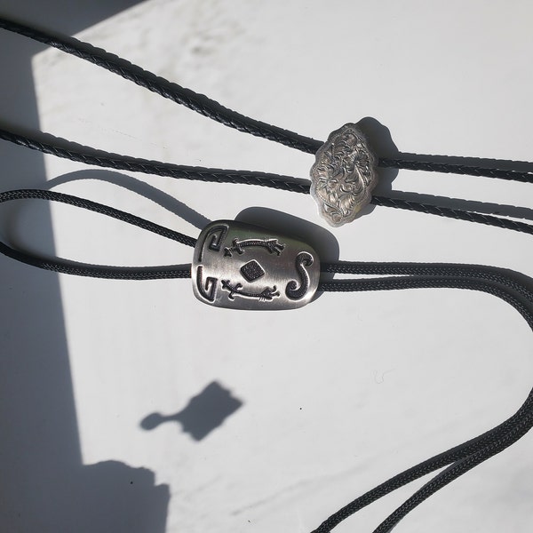 Eagle Bolo Tie, Silver Tone Diamond Cut Hawk Bird Patriotic Eagle ...