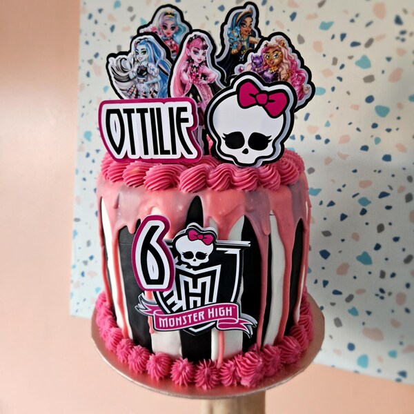 Monster High Cake Topper - Etsy UK