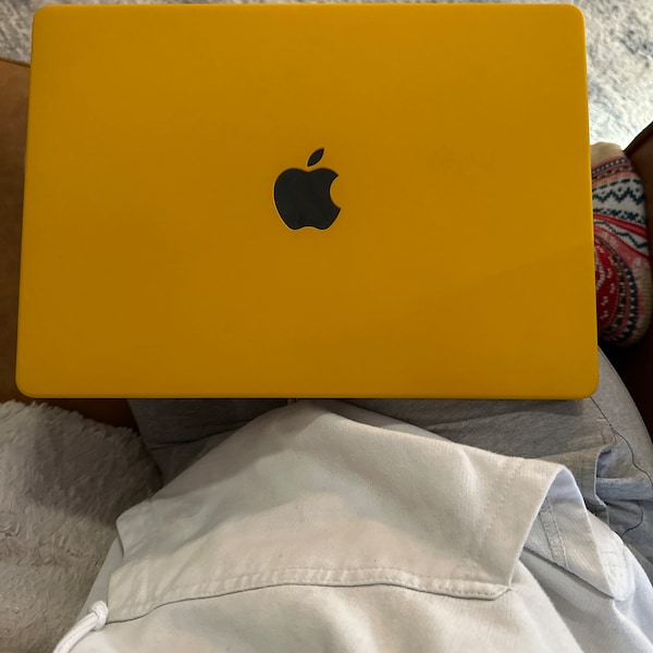 Luminous Yellow Hard Case Cover for MacBook Air 13 MacBook Pro 13 14 16 ...