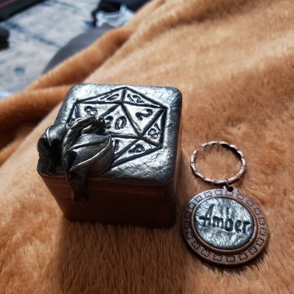 Dragon Ring Box D20 Dnd Dice Fantasy Box Ancient Personalized ...