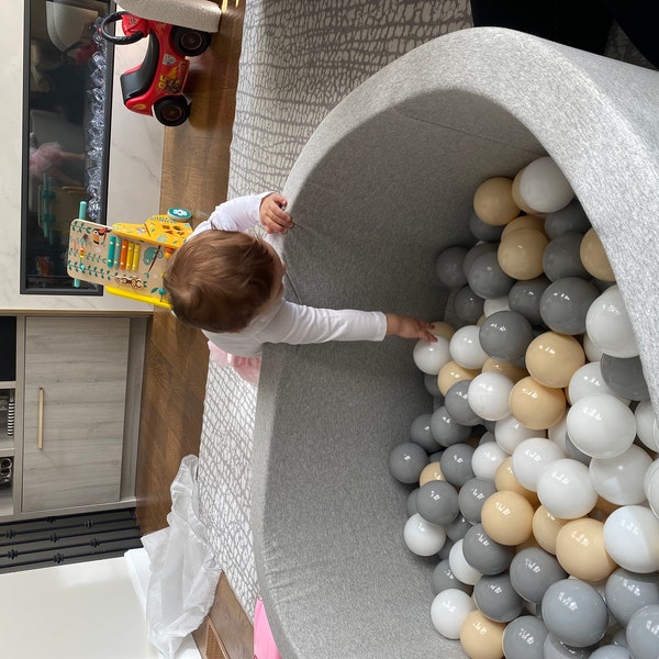 Ball Pit + 200 Balls Included - Gray - Etsy