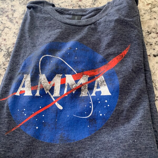 NASA Mom Shirt, Mom Gift, Personalized Nasa Mom T-shirt, Space Family ...