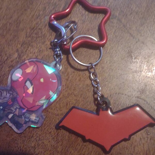 Red Hood Logo / Emblem Keychain From the Comics Character - Etsy