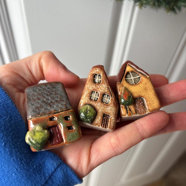 Handmade Ceramic Magnets Handmade Ceramic Brooches Refrigerator Magnets ...
