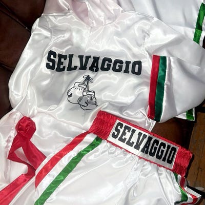 Personalized Adult Boxing Set Boxing Robe Boxing Shorts - Etsy