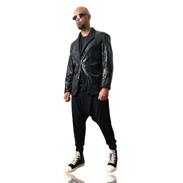 Simple Shawl Collar Easy Blazer Suit Jacket for Men - Digital Sewing ...