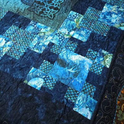 In the Beginning Fabrics Dragons the Ancients Quilt Kit by Jason Yenter ...
