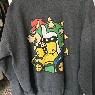Super Mario Character Sweatshirt,mario Christmas Party Sweatshirt,super ...