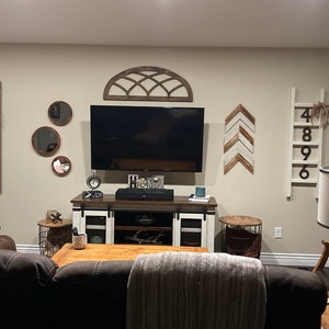 Arched Window Frame, Faux Window Frame, Arched, Stained, Custom Arch ...