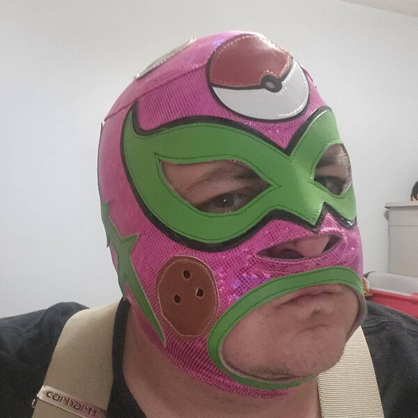 Prowler Mask Wrestling Style Villain Mask Mardi Gras Superhero Day of ...