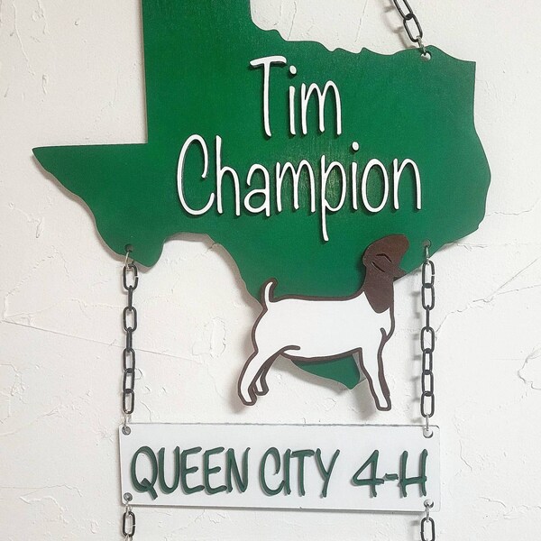 FFA Pig Stall Sign, Stall Name Tag, FFA Stall Animal Sign, Animal Name ...