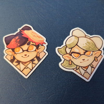 Splatoon Stickers Squid Sisters off the Hook Agents 3 and - Etsy