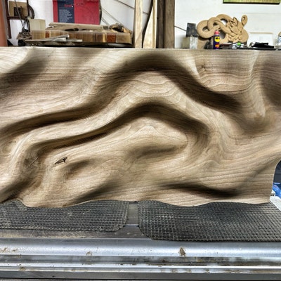 Stl Files for Cnc Router 3d Wood Carving Water Ripple Pattern 3d Model ...