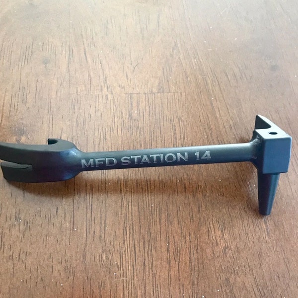 Custom Engraved Halligan Bottle Opener - Firefighter Gift - Etsy