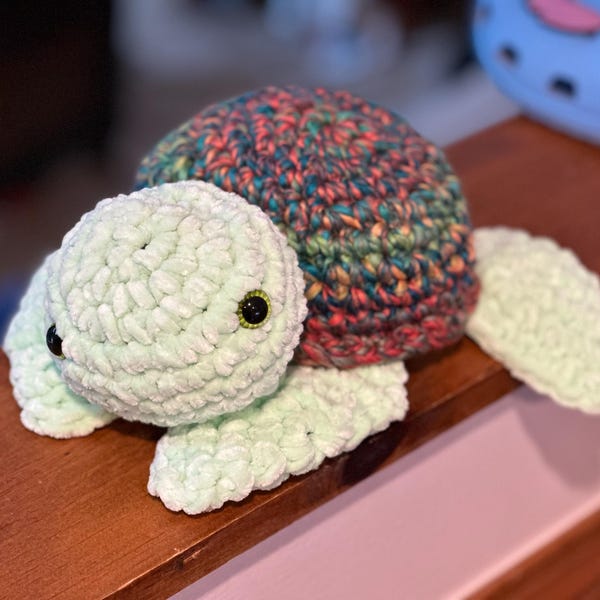 Fred the Sea Turtle Crochet Pattern PDF Download Includes Follow Along ...
