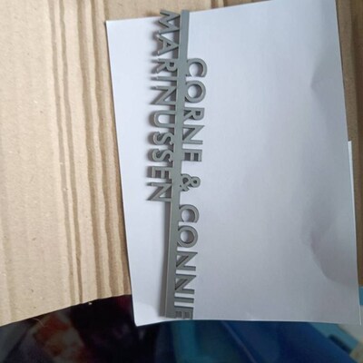 Personalized Name Plate for Mailbox Family Name Door Sign Family Name ...