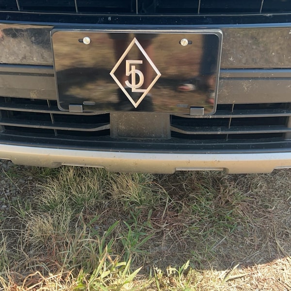 CATTLE RANCH BRAND Custom License Plate Diamond Etched Engraved ...