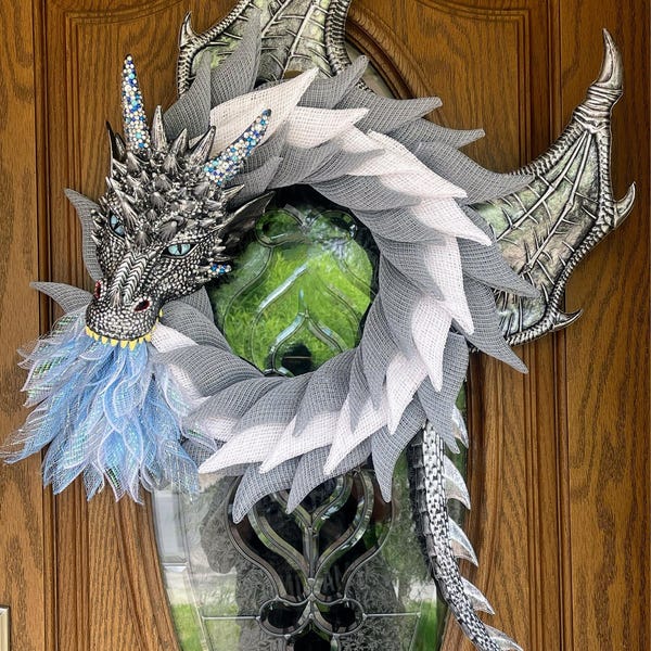 Dragon Wreath Kit - Craft Kit Including All Materials Needed to Make ...