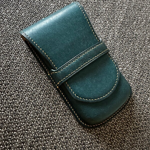 Fountain Pen Case, Luxury Pen Case, Italian Leather, Single Pen - Etsy