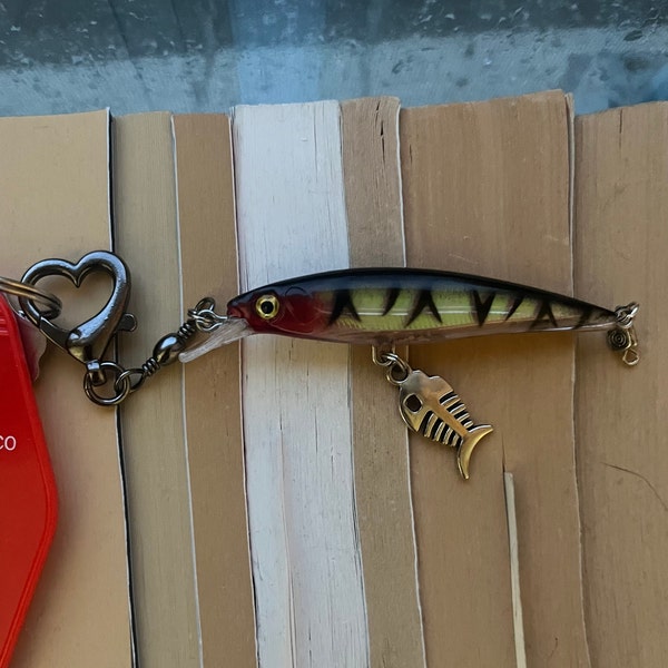 Fish Lure Keychain, Fishing Lure Keychain, Gifts for Him, Fishing Lure ...