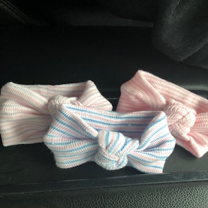 Hospital Newborn Headbands Single or Set of 3 Wide Band | Etsy