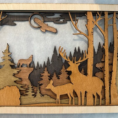 Wooden Curved Frame 6 Bundle Laser Cut Svg File Glowforge Photo Frame ...