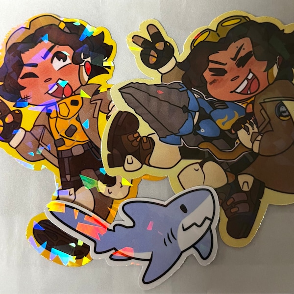 Venture OW - 2.8x3 Holographic Vinyl Overwatch Sticker - Etsy
