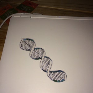 DNA, DNA Sticker, Science, Science Sticker, Laptop Sticker, Bumper ...