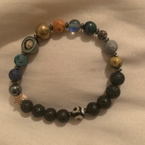 Space Geek Sci Fi Gift Solar System Bracelet Galaxy - Etsy