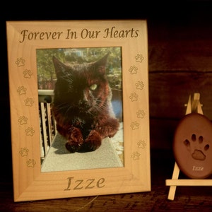 Cat Memorial Frame, Pet Loss Gifts, Cat Picture Frame, Picture Frames ...
