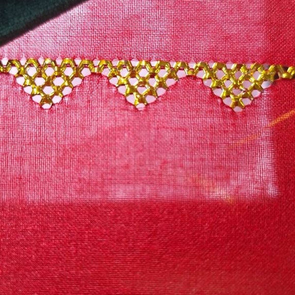 Mukaish Badla Metal Flat Metallic Thread Tape Embroidery Wire for ...