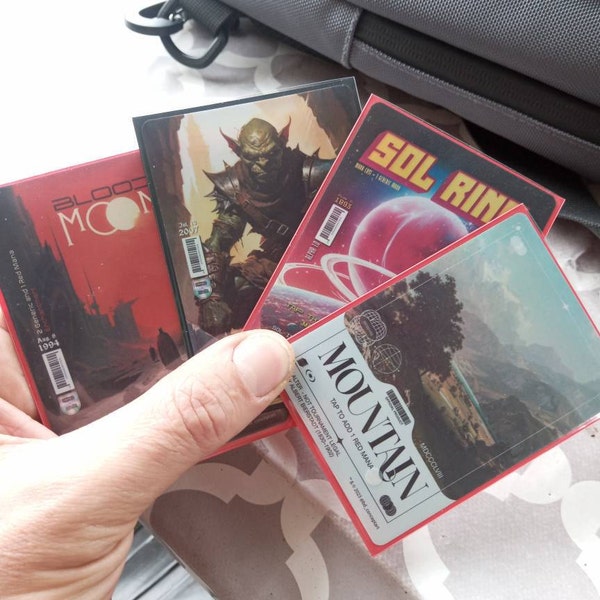 Overgrown Tomb Vintage Full Art Holographic for Collectors and MTG Players Altered Magic Cards ...