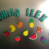Personalized NAME Resin Letter Magnets -customizable Glitter Letters ...