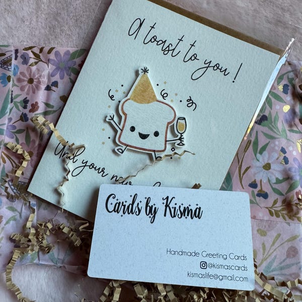 Clock Birthday Card - Etsy